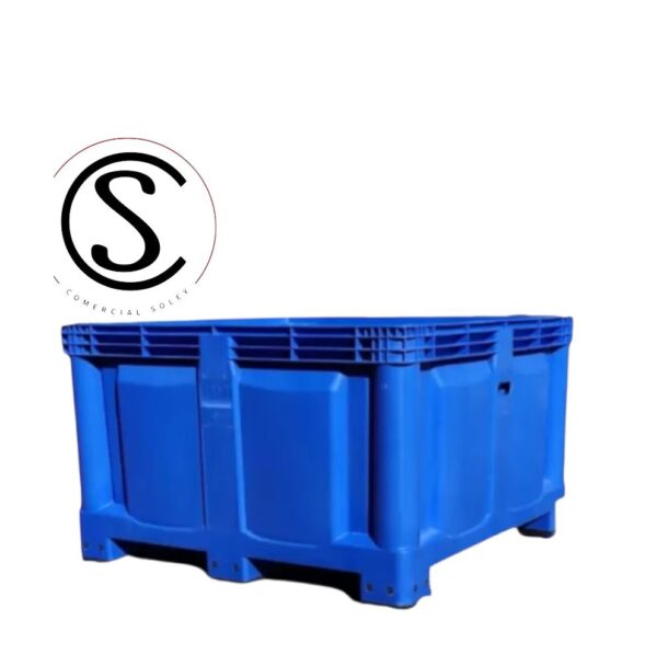 BINS INDUSTRIAL GP2 AZUL DE 857 LITROS – Comercial Soley